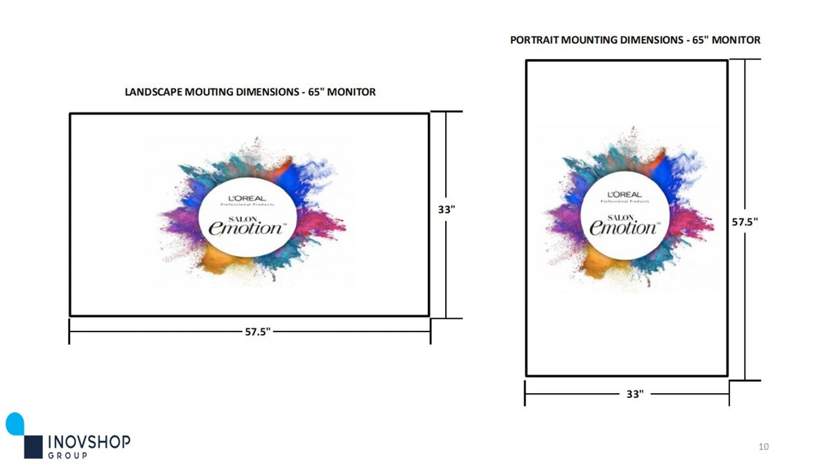 49" In-Salon Monitor, Digital Displays for Salons